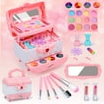 JoyStone Child's Ultimate Makeup Set, 56PCS Toddler Friendly & Non ...