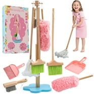Kids Cleaning Set - Toy Cleaning Set Includes Broom, Mop, Brush, Dust ...