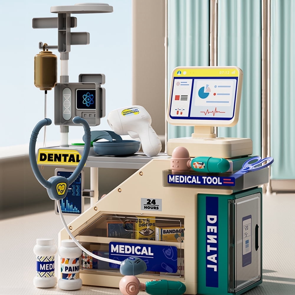 JoyStone Toddler Pretend Play Medical Kit, STEM Playset with Lights ...