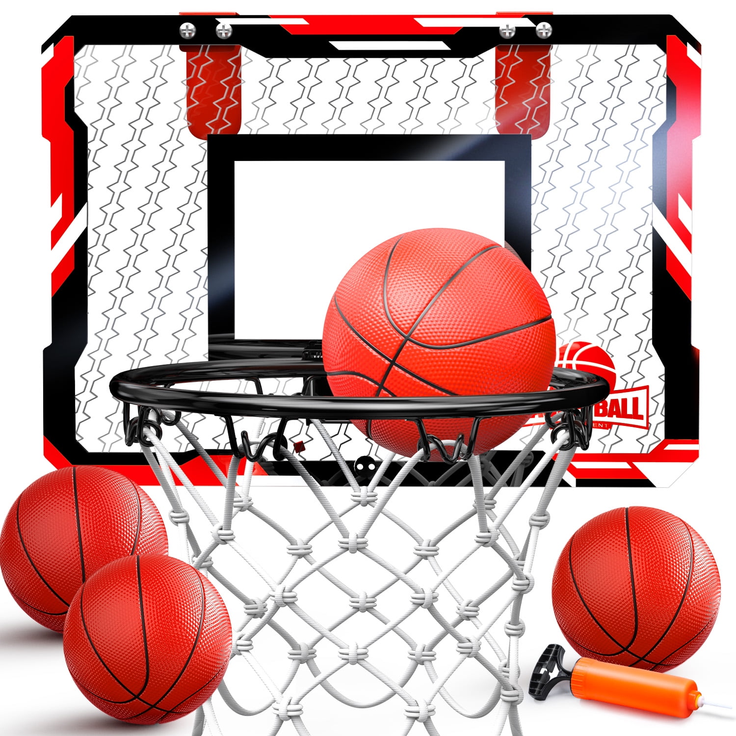 "JoyStone Basketball Hoop for Kids, Mini Indoor Basketball Hoop with 4 ...