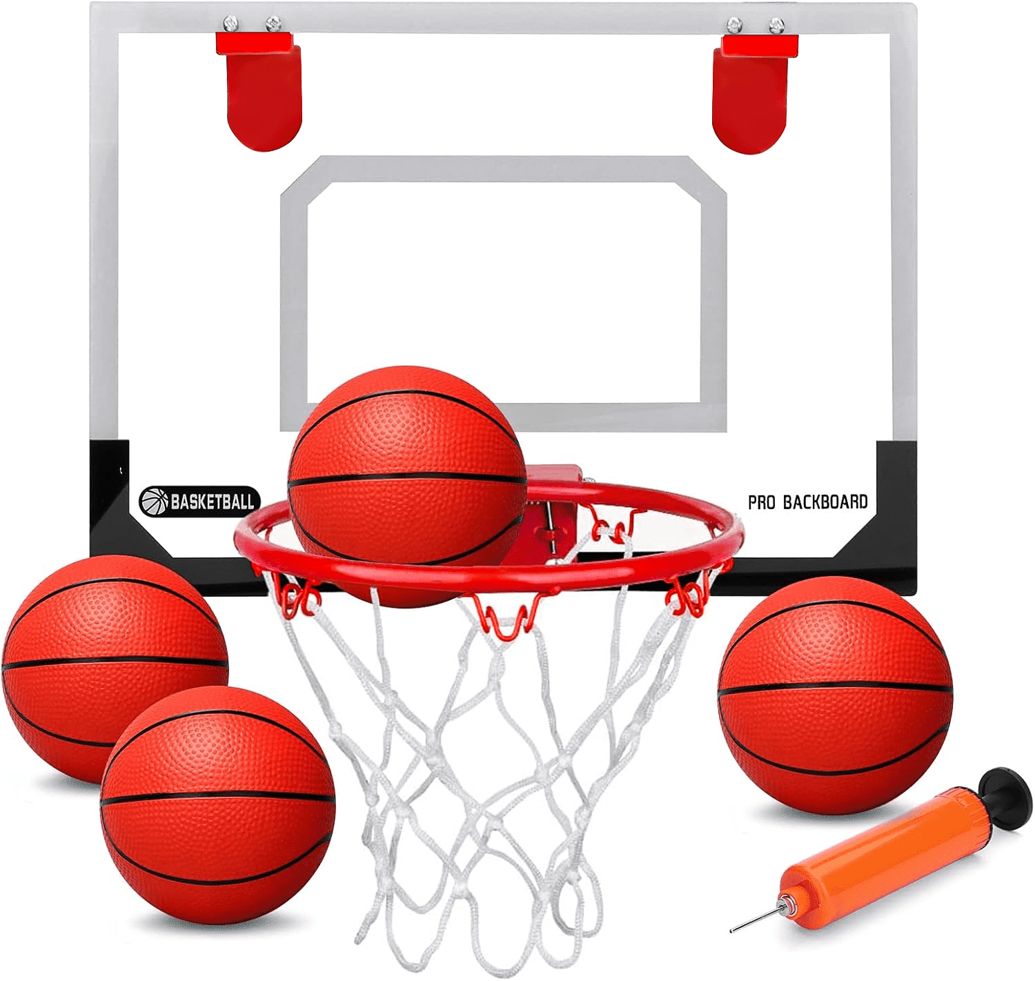 JoyStone Basketball Hoop for Kids, Over The Door Mini Basketball Hoops ...