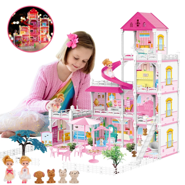 Gabby’s Dollhouse, On-The-Go Dollhouse, 12-Inch Playset with Gabby ...