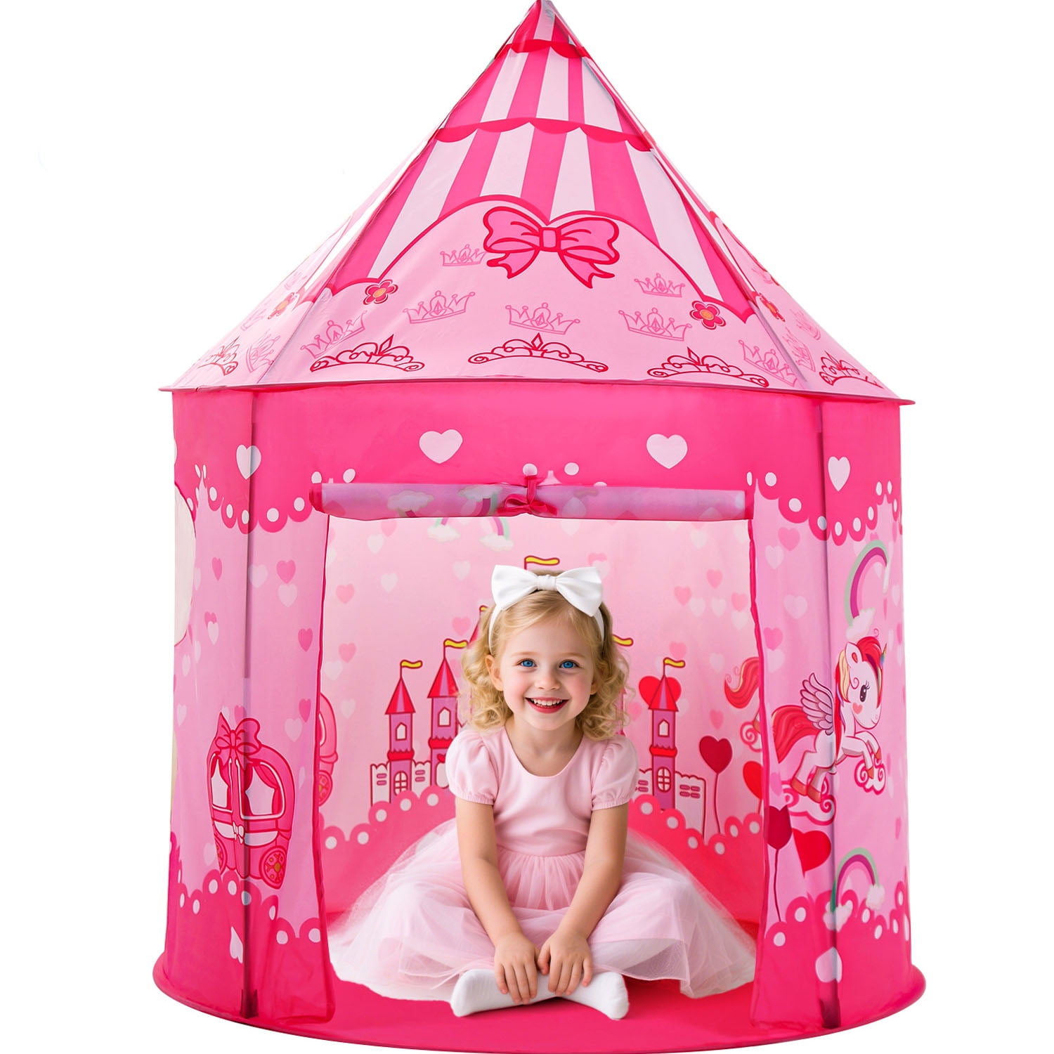 JoyStone Kids Play Tent, Foldable Tent for Toddler with Carry Bag, Pop ...