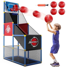 Nerf Basketball Set with Mini Hoop and Steel Rim Fits on Standard Door ...