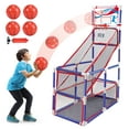 JoyStone Kids & Toddler Small Basketball Hoop Arcade Game Set, Indoor ...