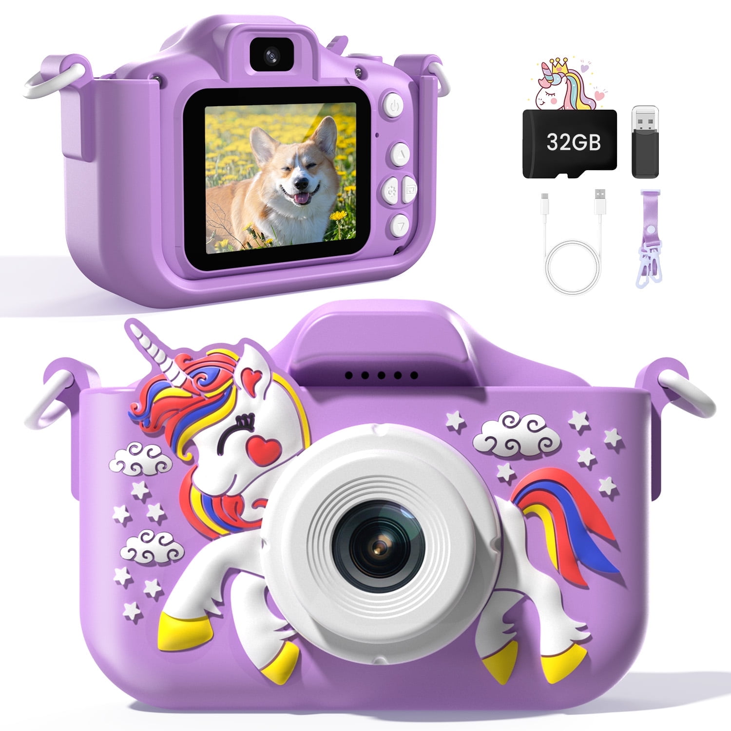 JoyStone Kids Camera Toys for 3-12 Year Old Boys/Girls, Kids Digital ...