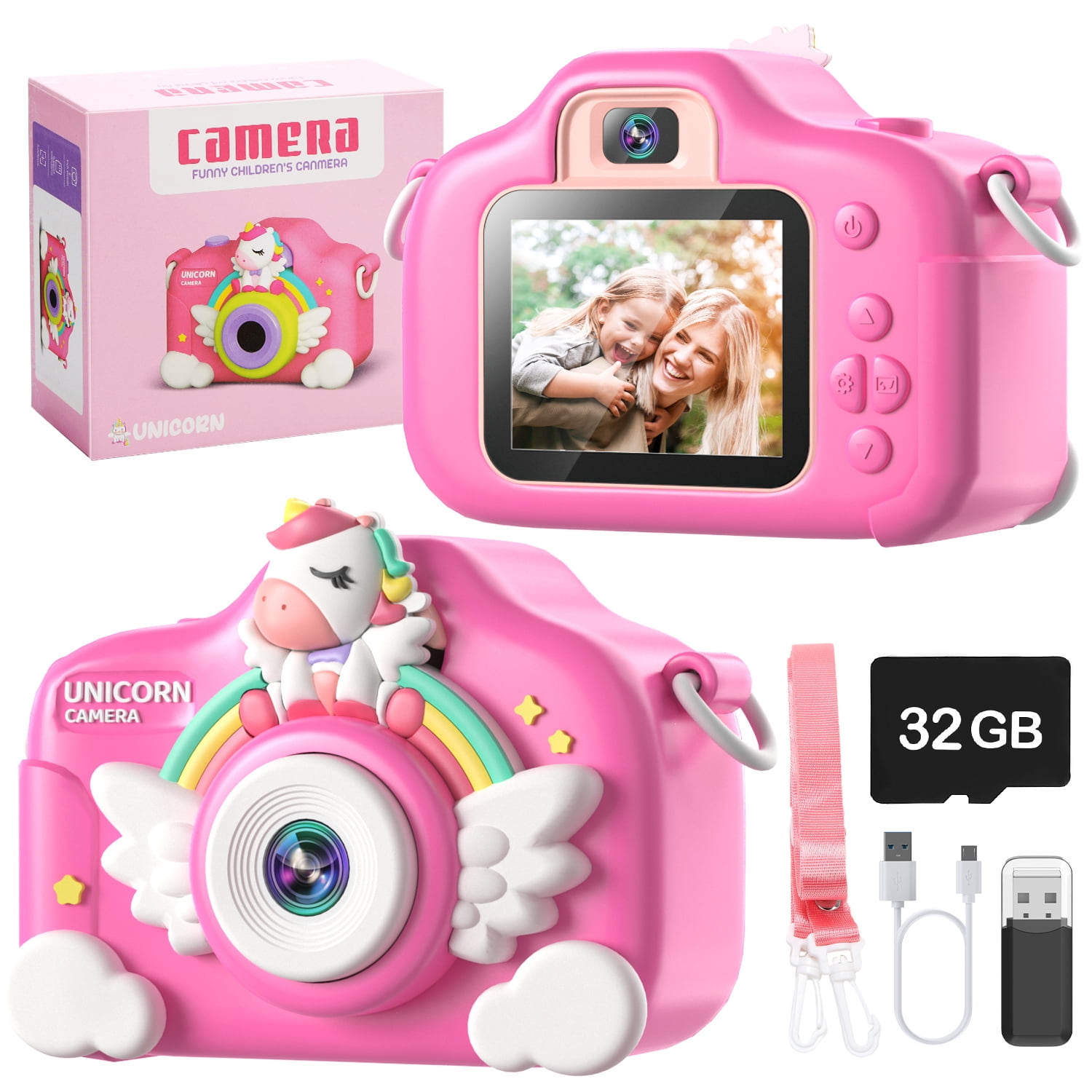 JoyStone Kids Camera with 1080P Video, Suitable for 3-12 Year Old ...