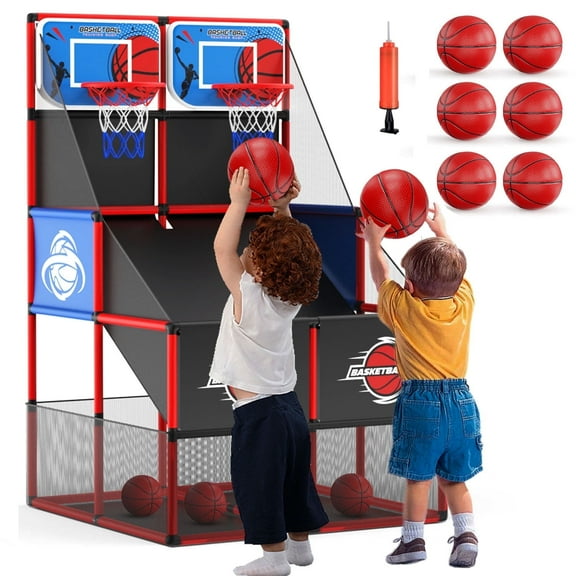 Pop-A-Shot Official Dual Shot Basketball Arcade - Indoor/Outdoor ...