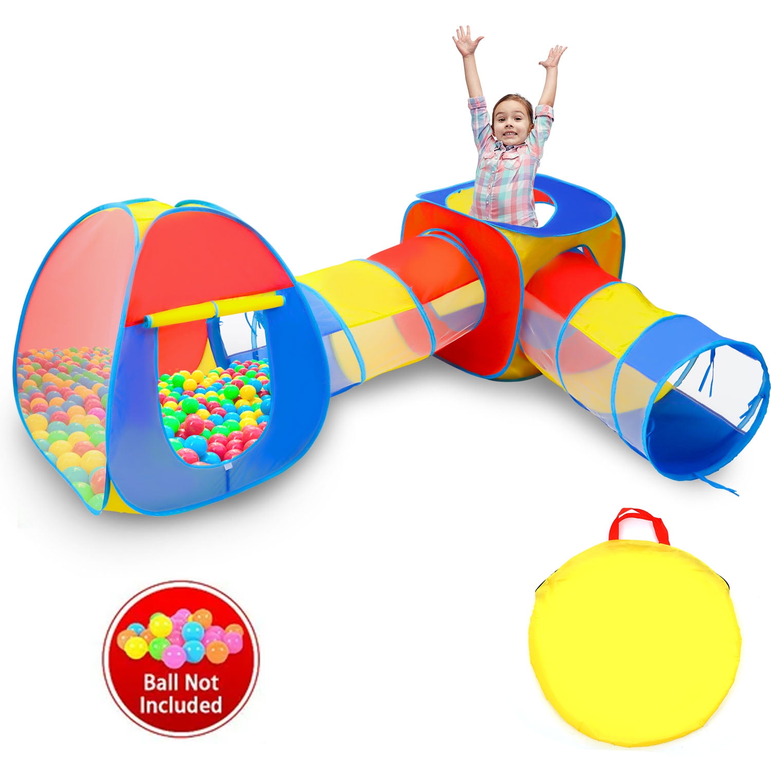 JoyStone Kids Play Tent Jungle Gym, Pop Up Tents & Play Tunnel for ...