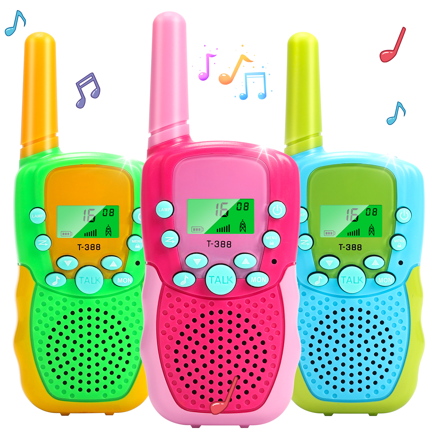 Mini Robot Walkie Talkies, 2 Way Radio Toys, Outdoor Birthday Gifts for ...