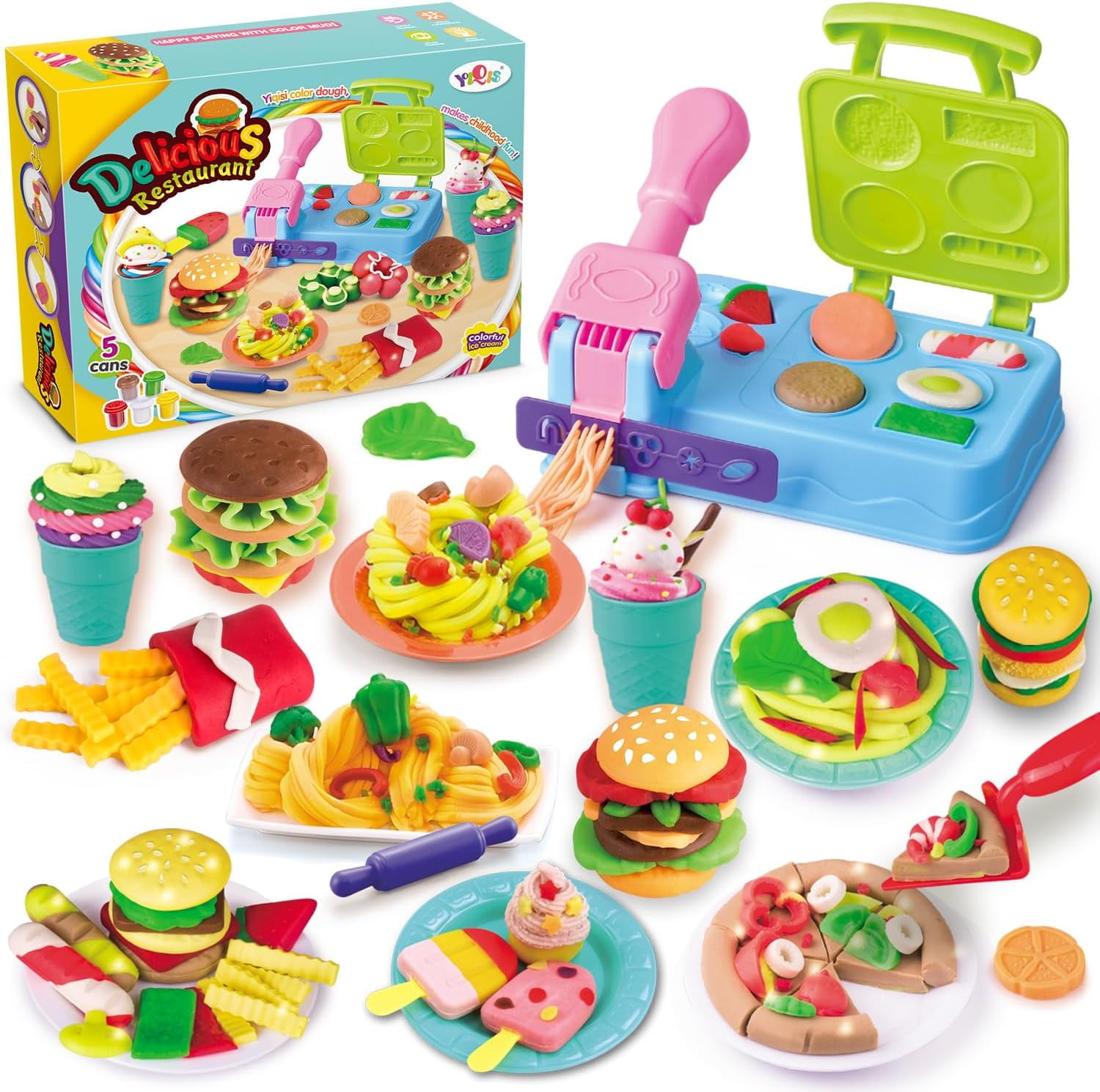JoyStone Preschool Kitchen Grill Cooking Sets, Kitchen Creations Ice ...