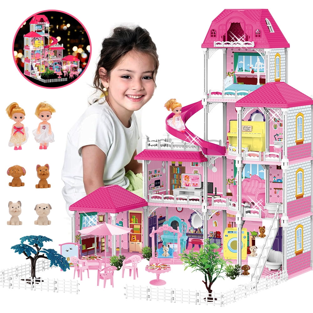 Free Shipping! JoyStone Princess Castle House for Girls, Dollhouse ...
