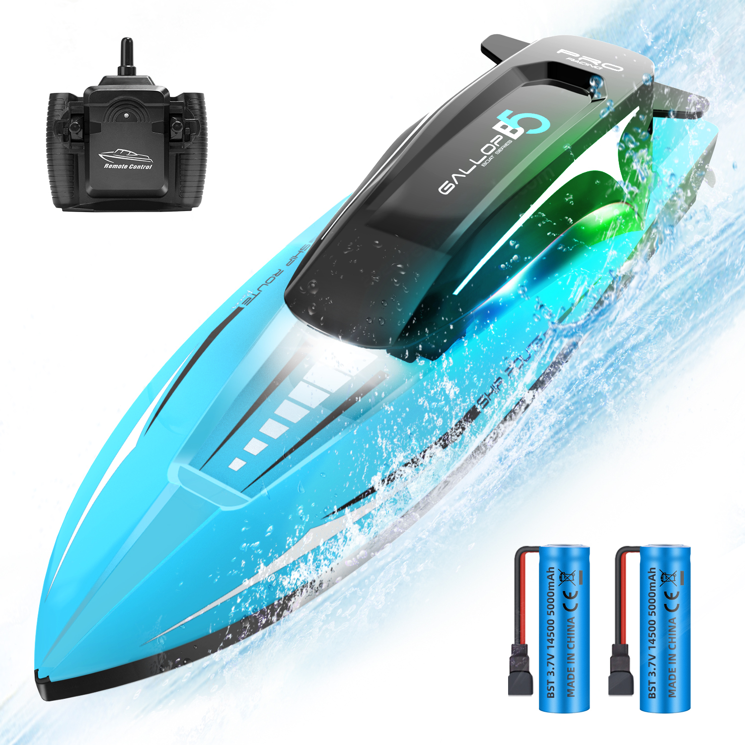 Hyper Toy Company 1:18 Pavati Remote Control Wakeboard Boat, with ...