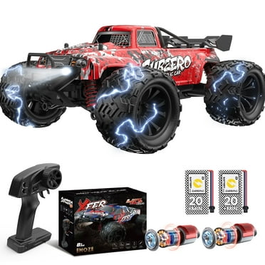 AUOSHI 1:16 Scale 4WD Brushless RC Car High-Speed 55 km/h Off-Road Monster Truck with Metal ...