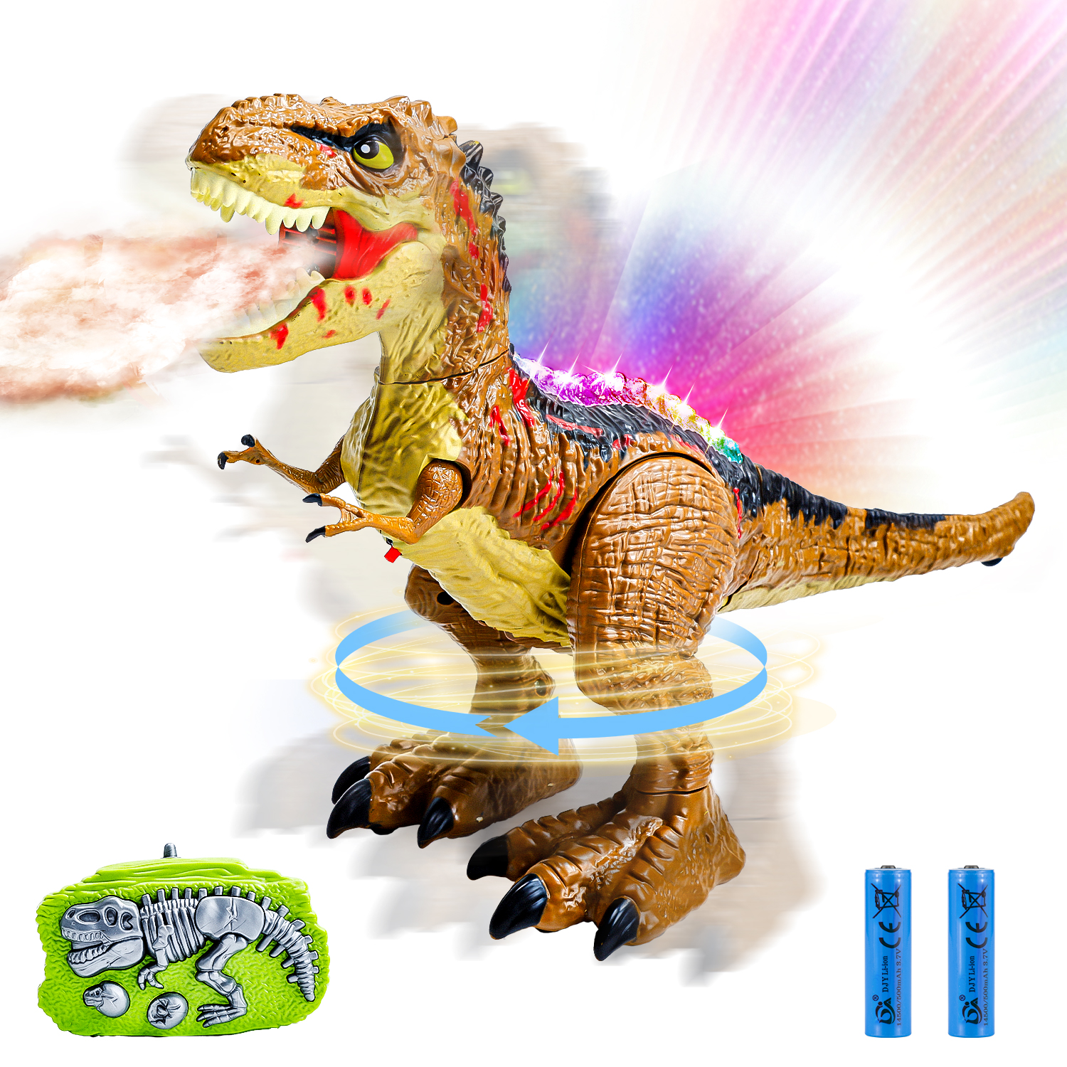 WowWee Untamed Skeleton T-Rex Doom - Interactive Dinosaur Toy by ...