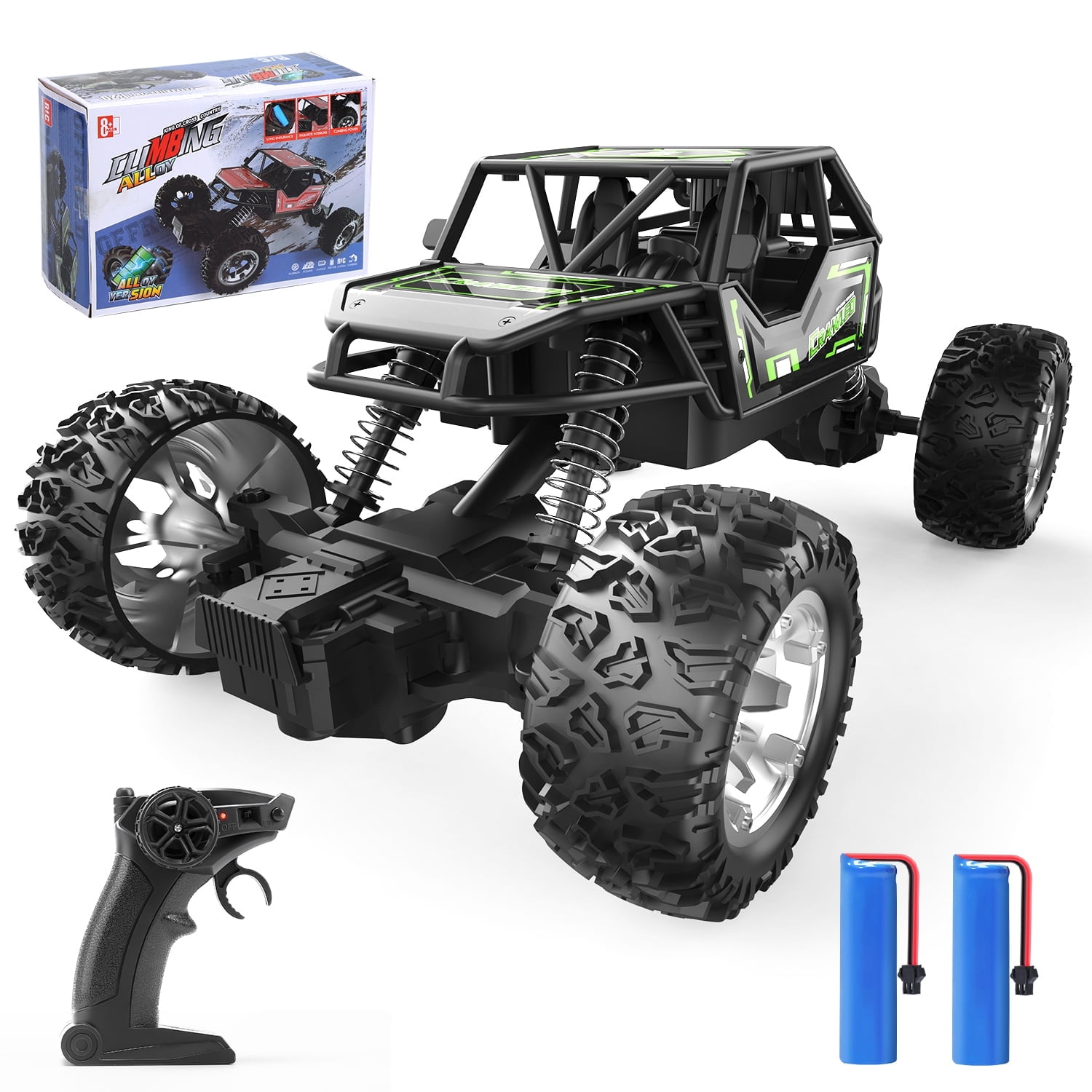 JoyStone 1:20 RC Truck with Durable Metal Shell, 60mins Playtime, 2.4G ...