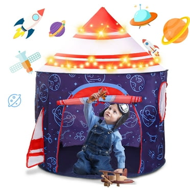 Yexmas Astronaut Shuttle Big Spaceship Kids Play Tent, Indoor & Outdoor ...