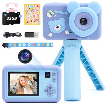 Vivitar Kidzcam Digital Camera for Kids with Rechargeable Battery and 2 ...