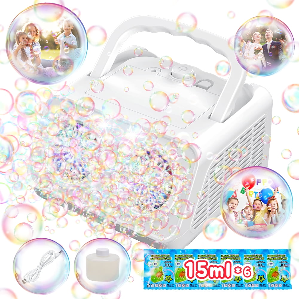 JoyStone Kids Bubble Machine, Automatic 20000+ Bubbles/Min, For Indoor ...