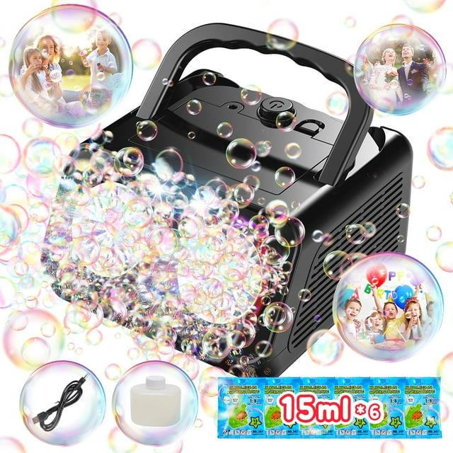 JoyStone Bubble Machine, High-speed, 20000+ Bubbles/Min, Perfect for ...