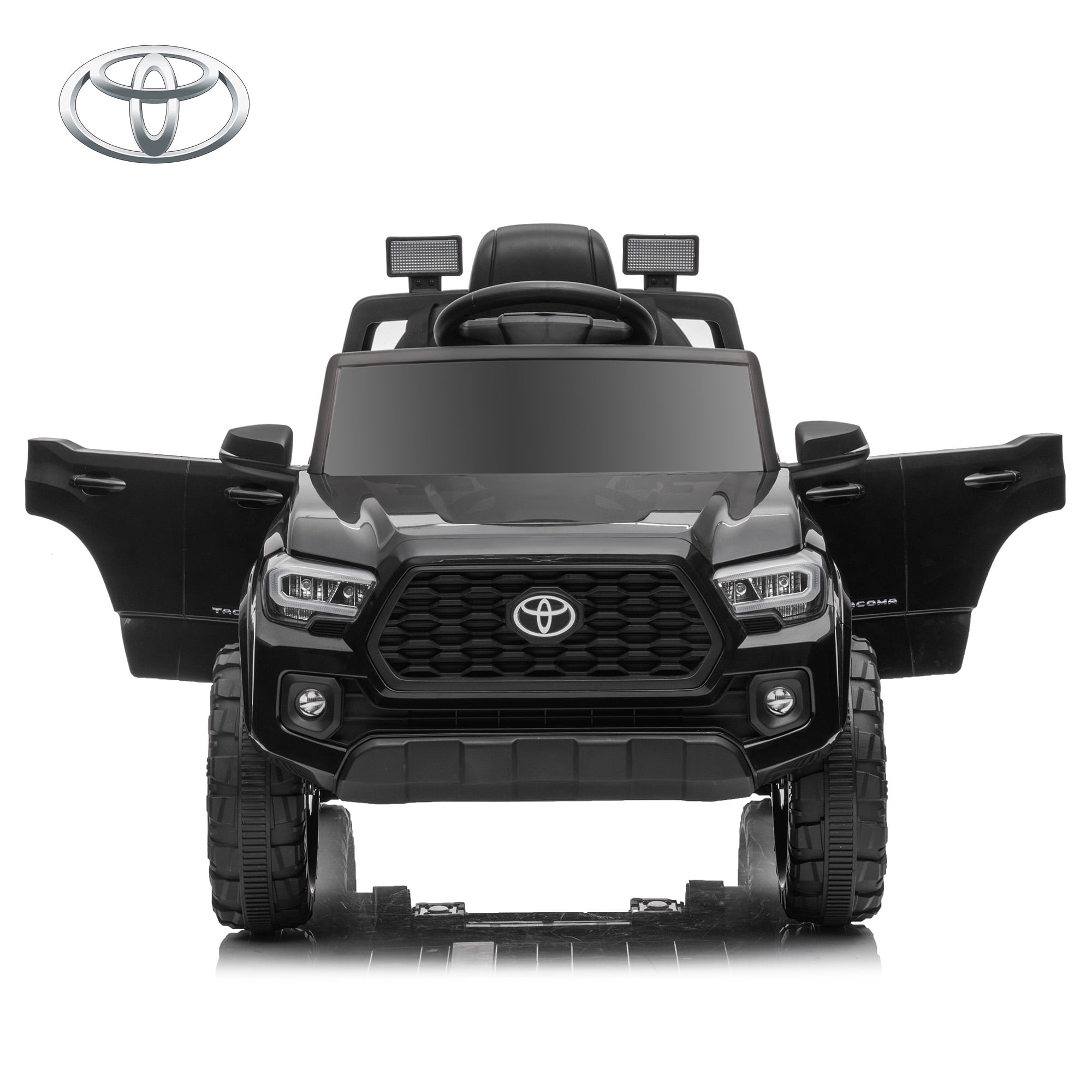 JoyWheels 12V Toyota Tacoma Kids Ride on Cars, Toy Truck with Remote ...