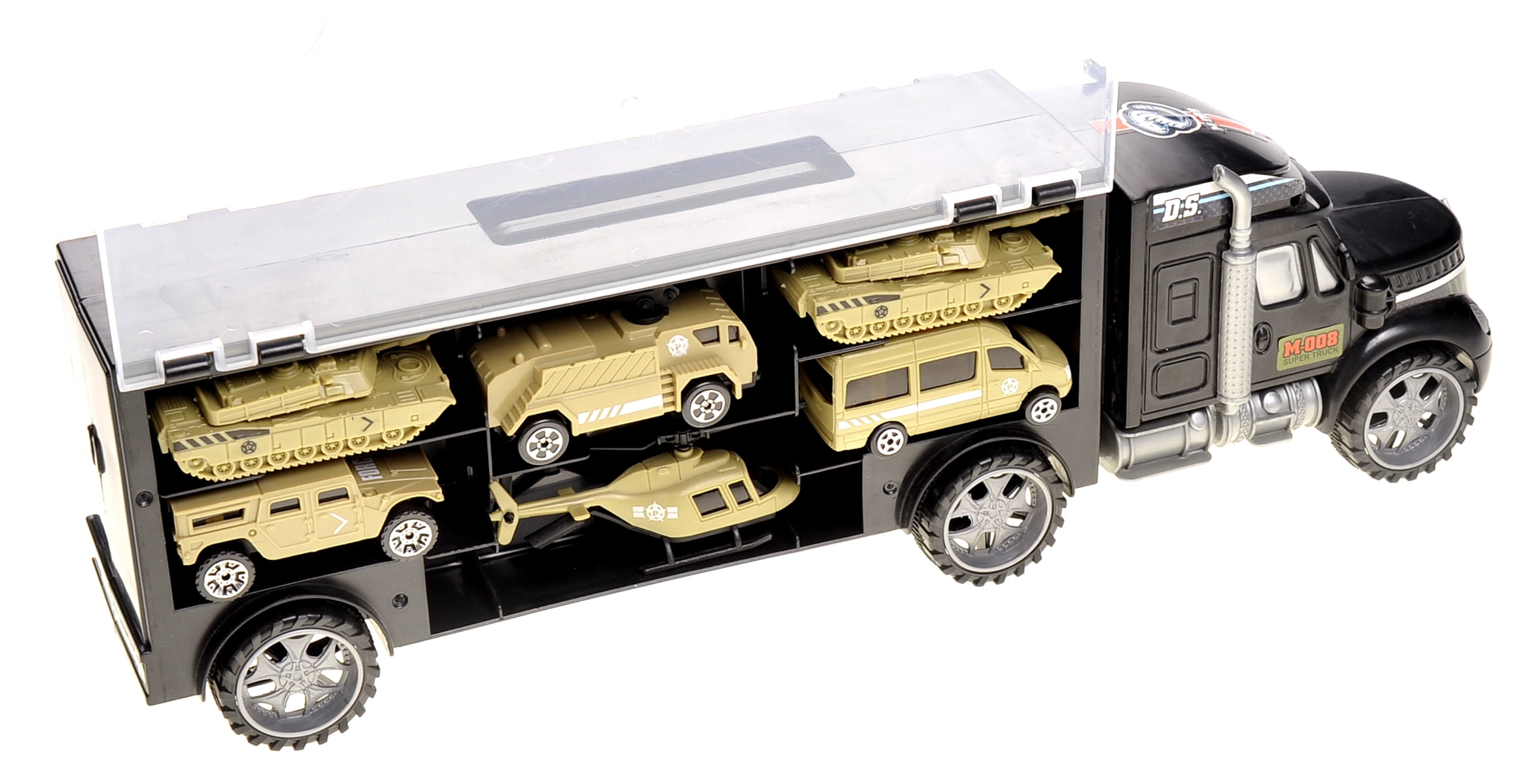 Joyabit Army Transport Truck Toys for Preschool Play - Walmart Business ...