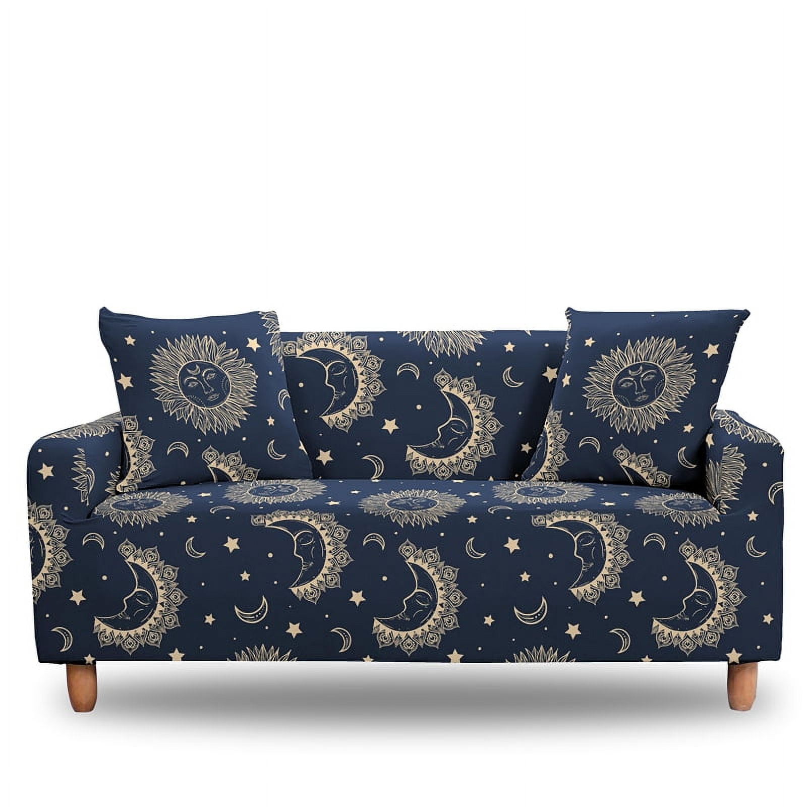 Joyajafag Sun And Moon Design Sofa Cover For Living Room Psychedelic ...
