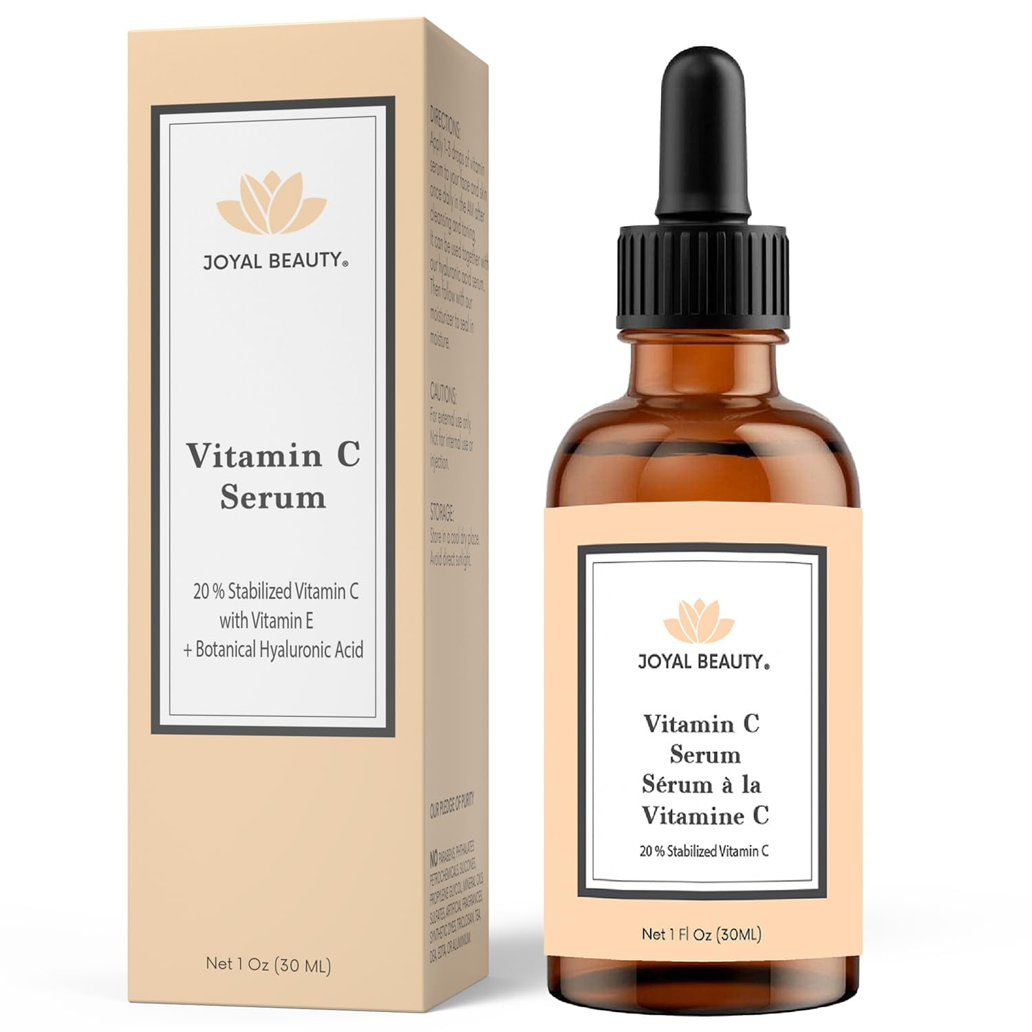 Joyal Beauty Vitamin C TMA2 Serum with Hyaluronic Acid Vitamin E for ...