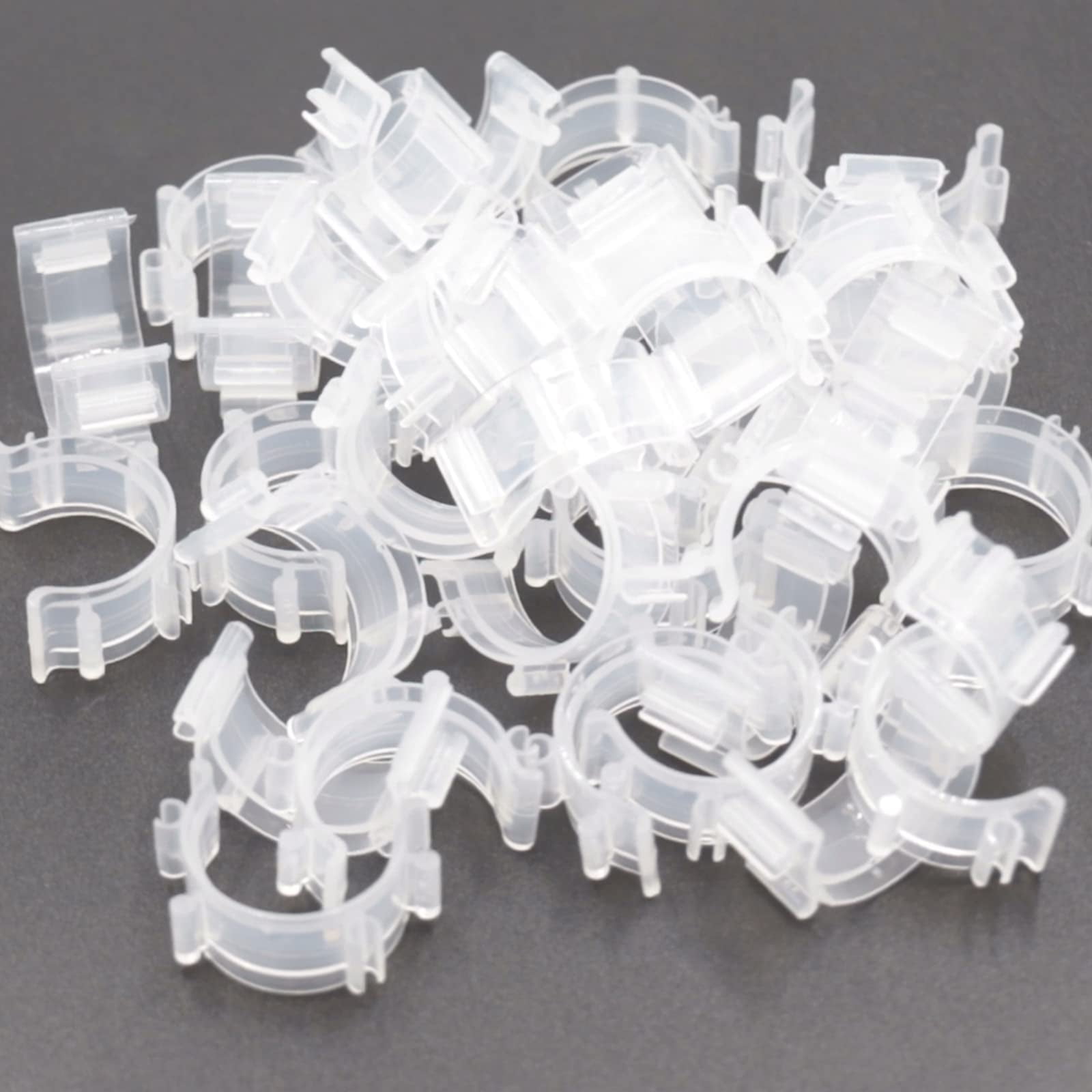 Joyangy 100pcs Sewing Bobbin Clips, Clear Bobbin Holder, Plastic Thread ...