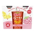 Joyba Strawberry Lemonade Green Bubble Tea 4 Pack, 12 fl. oz. Cups-Pack ...