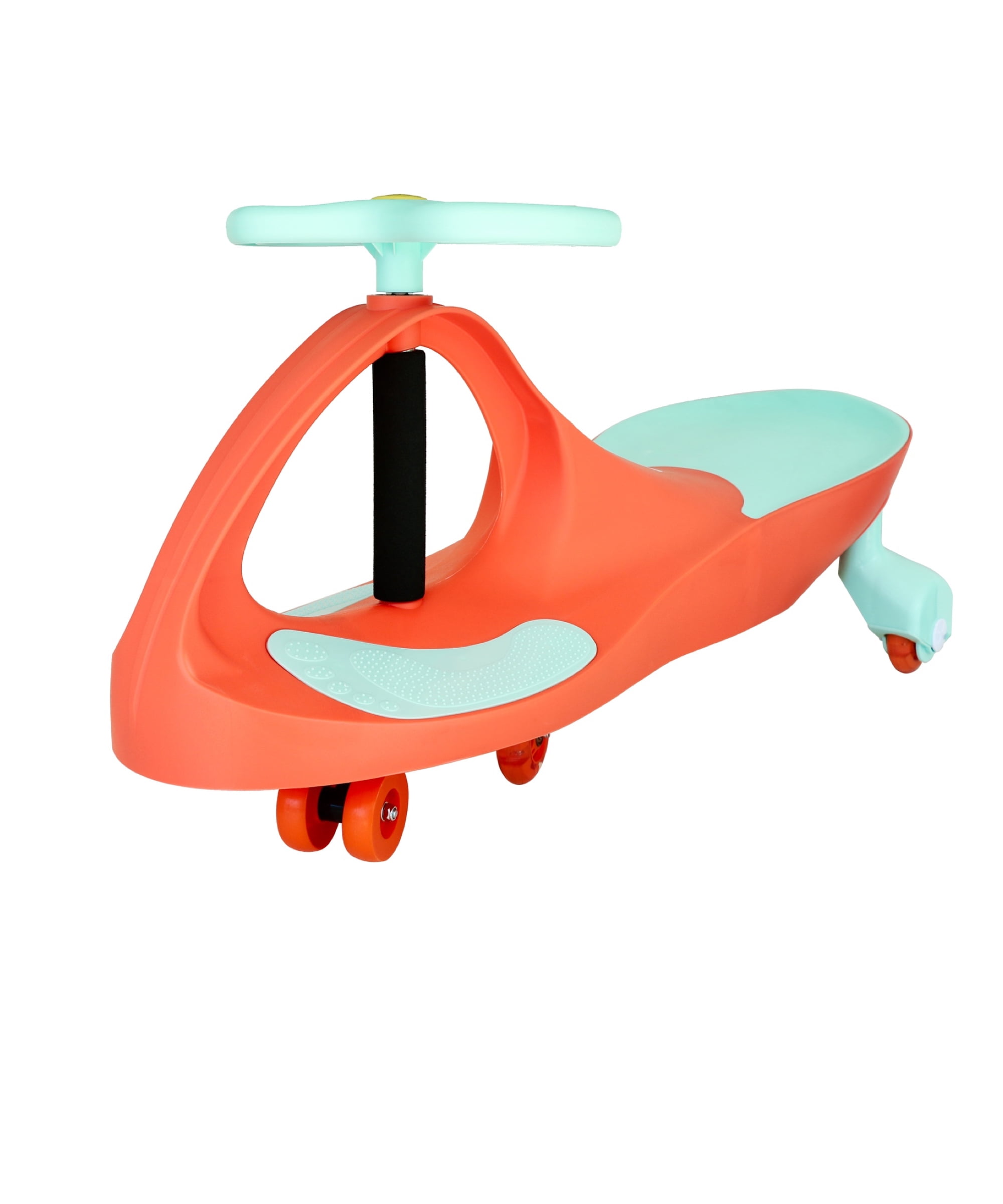 Joybay Premium LED-Wheel Swing Car Ride on Toy - Coral & Aqua, Great ...
