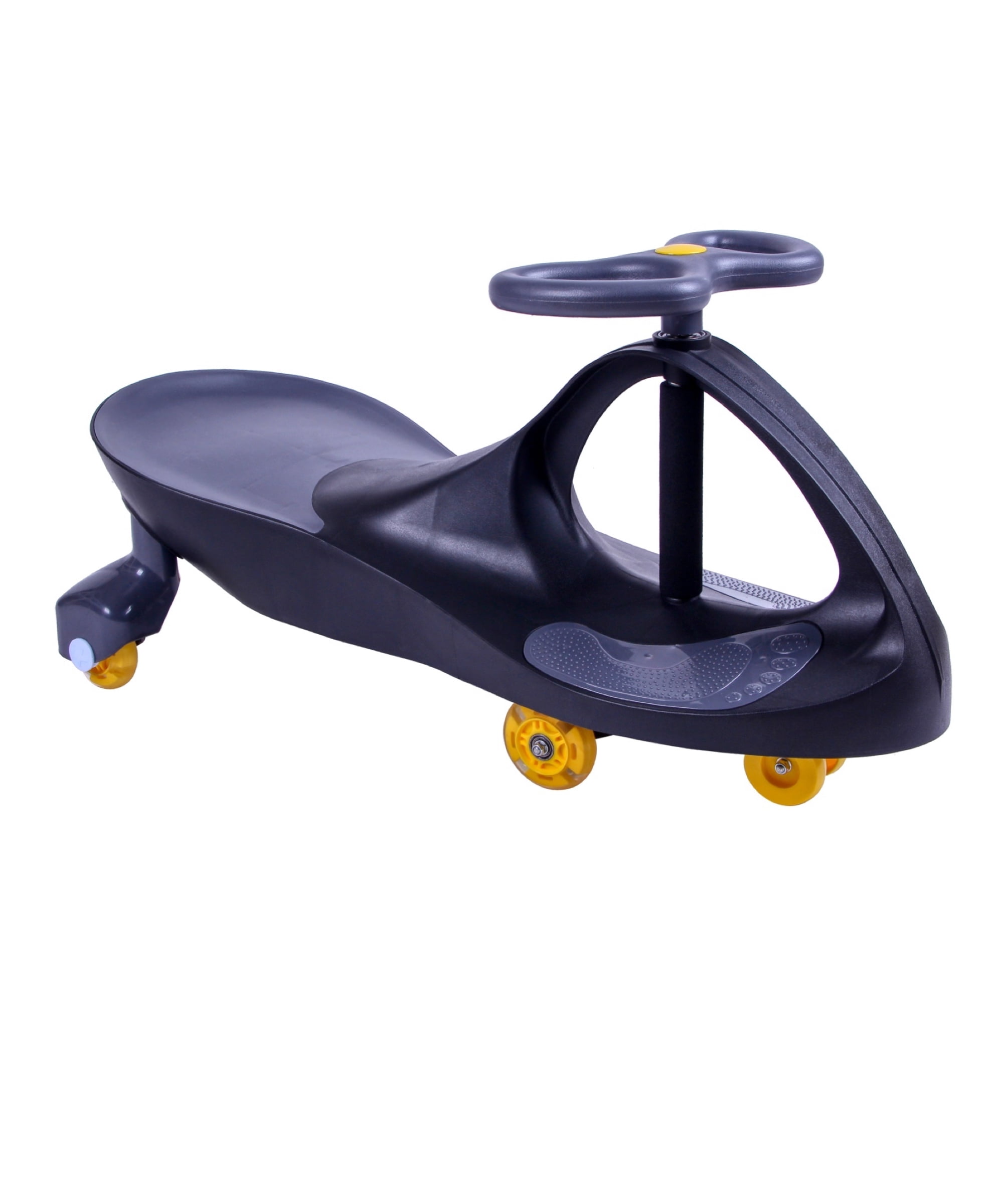 Joybay Premium LED-Wheel Swing Car Ride on Toy - Black & Charcoal ...