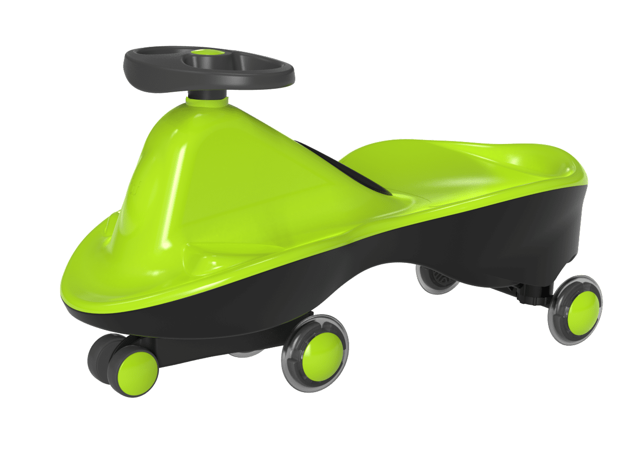 Joybay Sports Series LED wheeled swing car Apple Green, come Fully ...