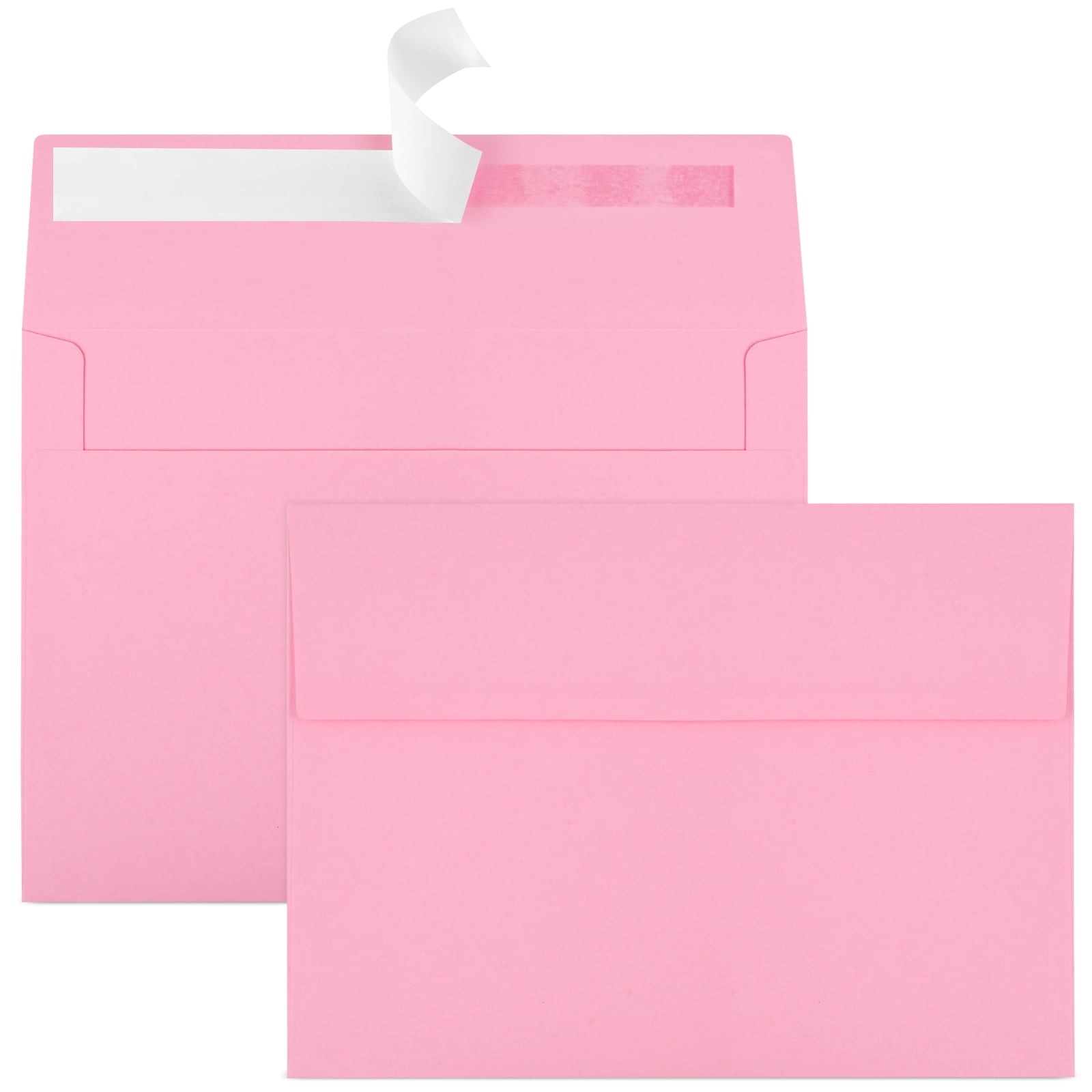 Joyberg 50-Pack 5x7 Self-Seal Envelopes, Printable, for Invitations ...