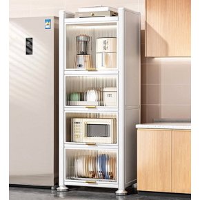 Narrow Kitchen Pantry Cabinets for Stylish Home Storage Solutions