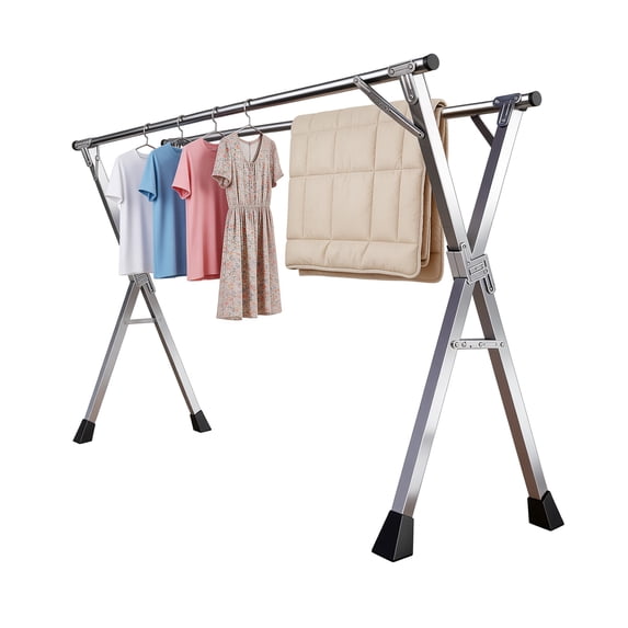 Joybos 63 inches Clothes Drying Rack,Foldable Space Saving Laundry ...
