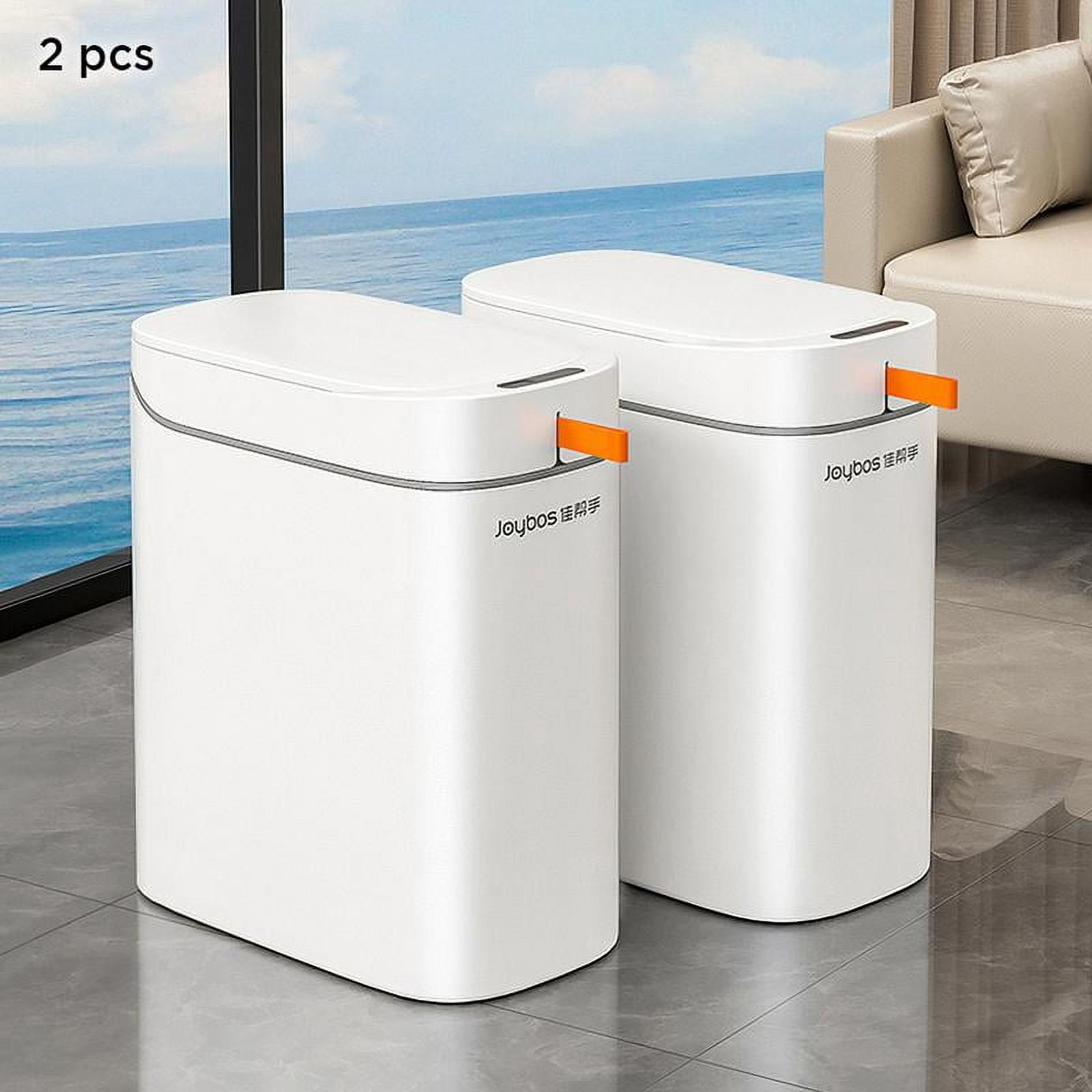 Joybos Smart induction Save space Waterproof Bathroom Trash Can,Garbage ...