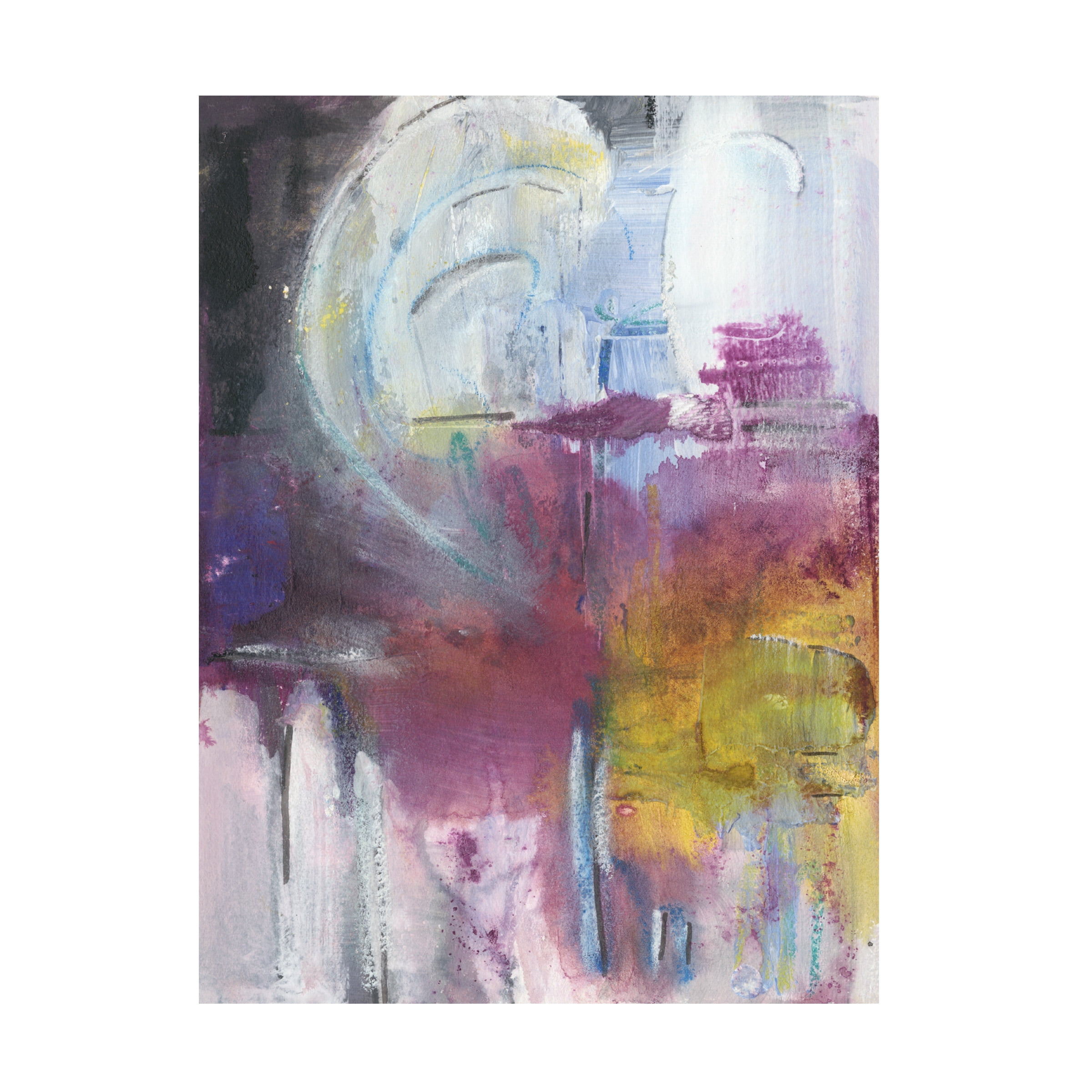 Joyce Combs 'New Beginning III' Canvas Art - Walmart.com