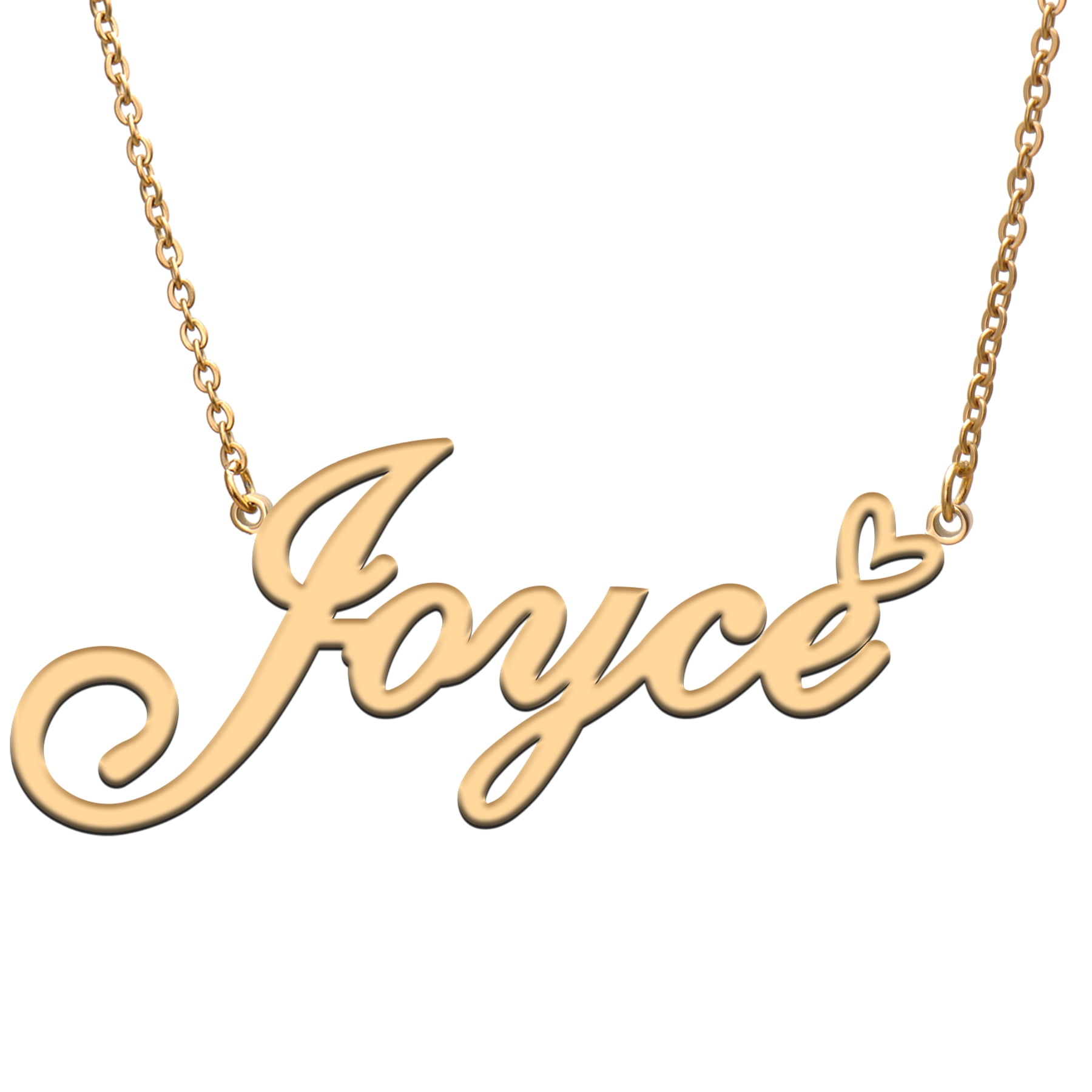 Joyce Custom Name Necklace Customized Personalized Plated Name Necklace ...