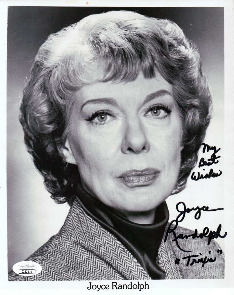 Joyce Randolph Signed Autograph 8x10 Photo The Honeymooners "Trixie ...