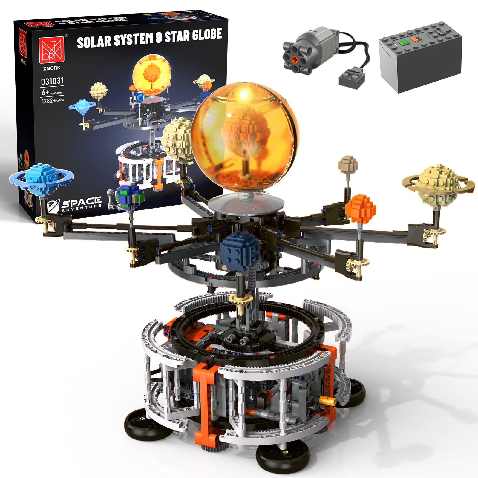 Joycrown Solar System Building Set with Light, Rotatable STEM ...