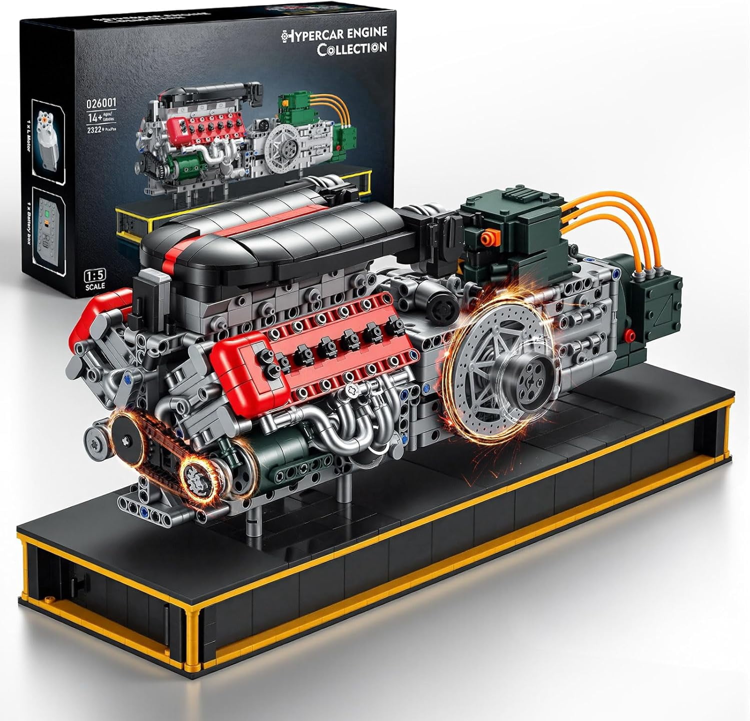 Joycrown V12 Engine Kits That Runs, Build Your Own V12 Engine Building ...