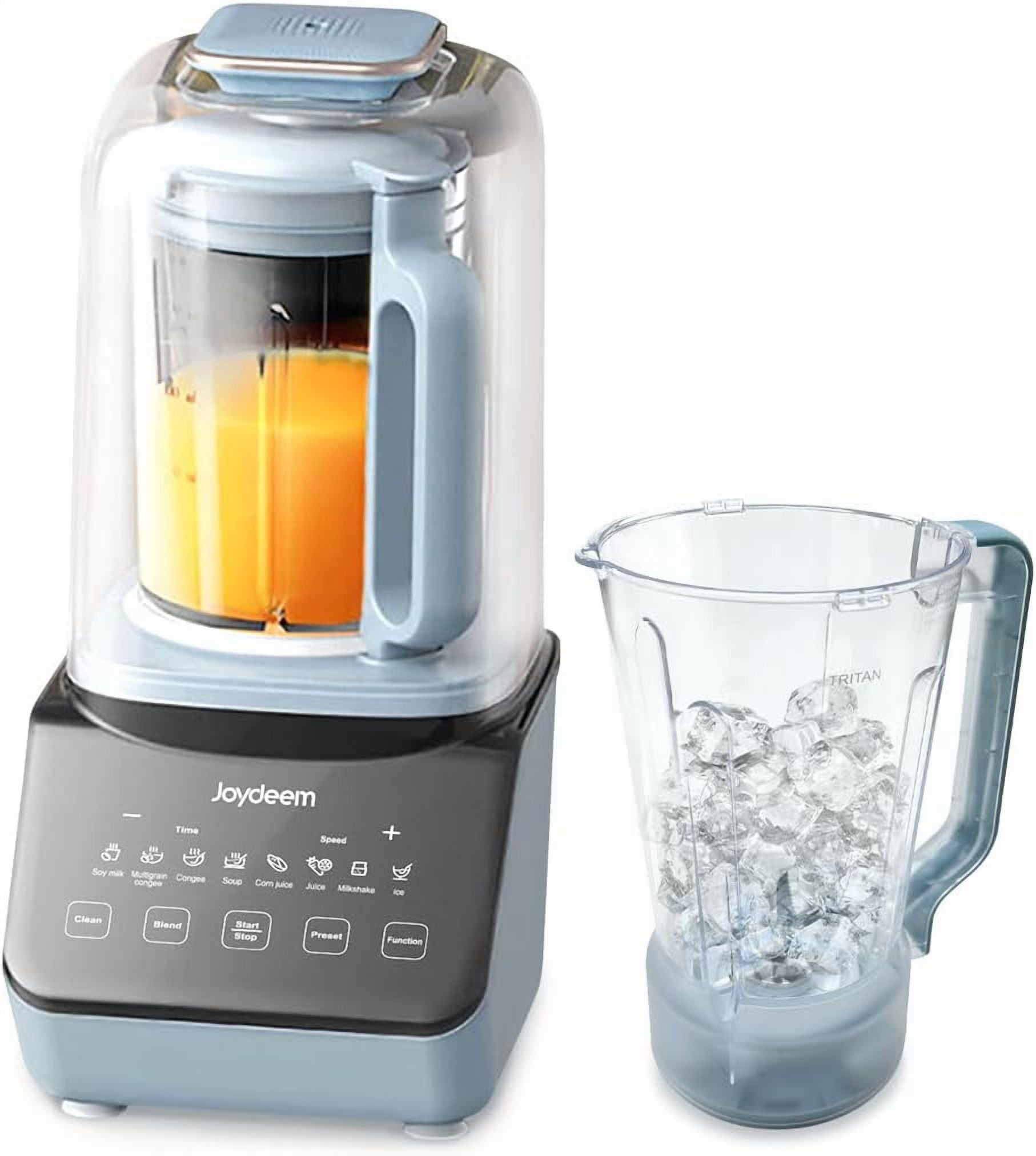 Joydeem Soymilk Maker Machine with Soundproof Shield, Hot and Cold Blender for Soymilk, Juice ...