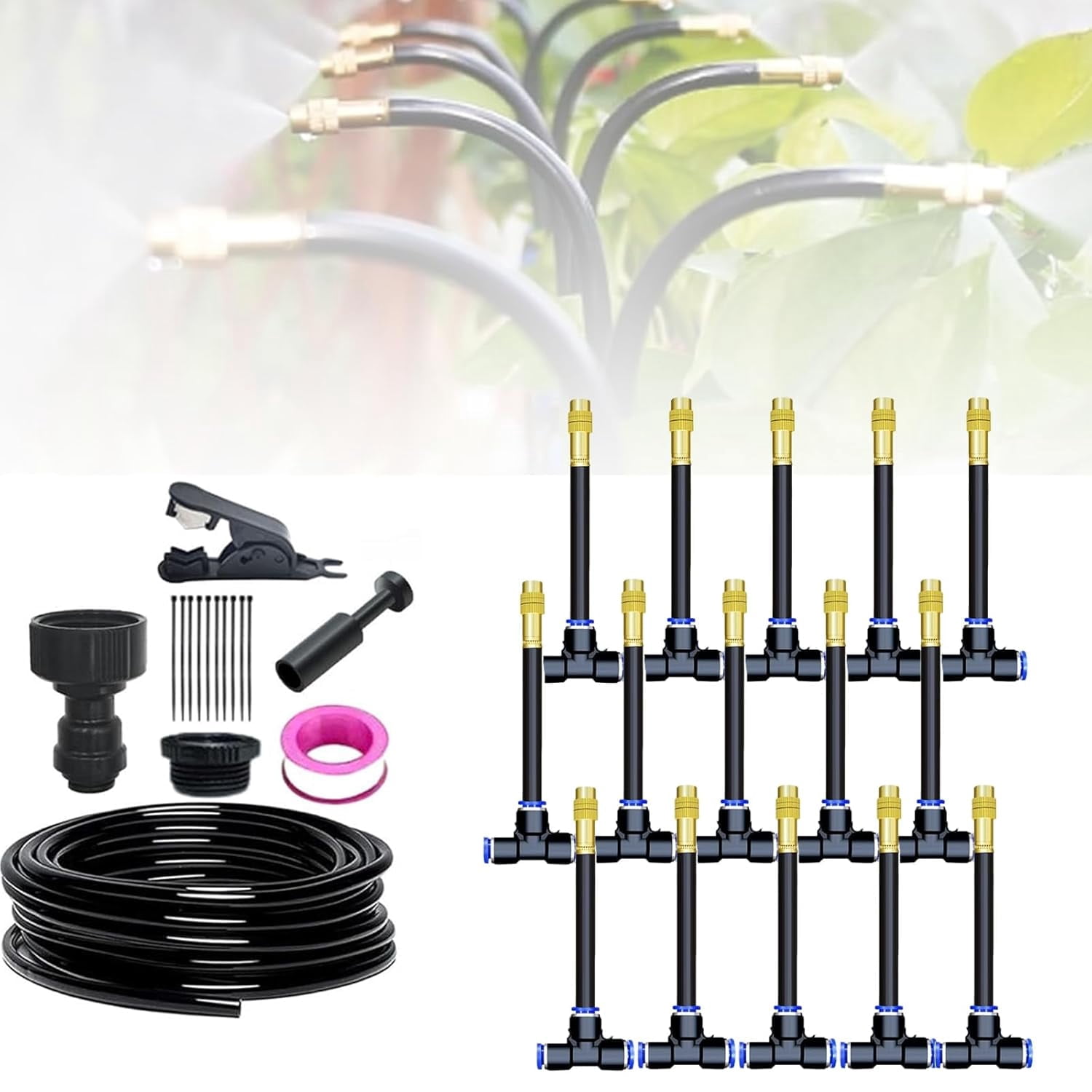 Joyeloo Irrigation, Likwispect 360° Curved Garden Automatic Irrigation ...