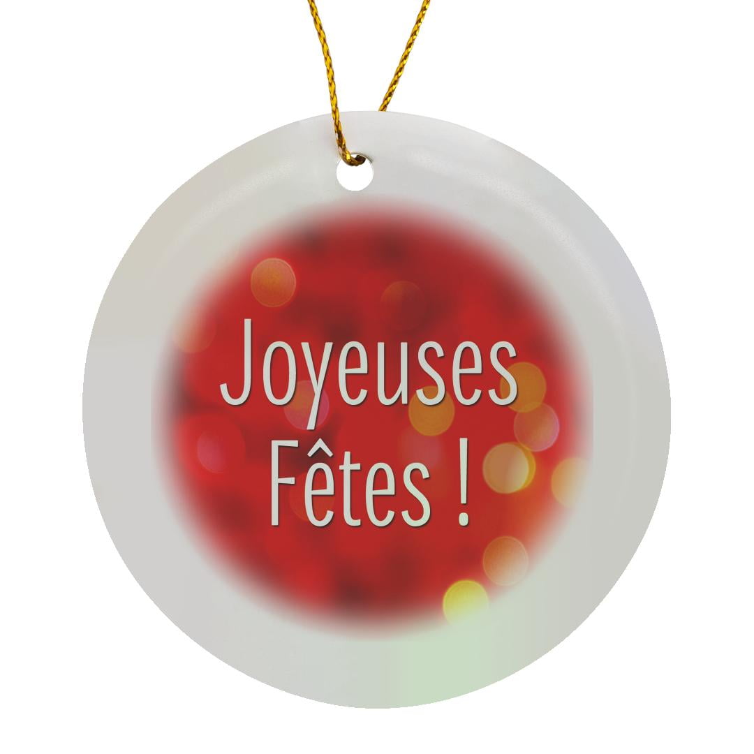 3drose, Joyeuses Fetes in French Is Happy Holidays Text on Colorful ...