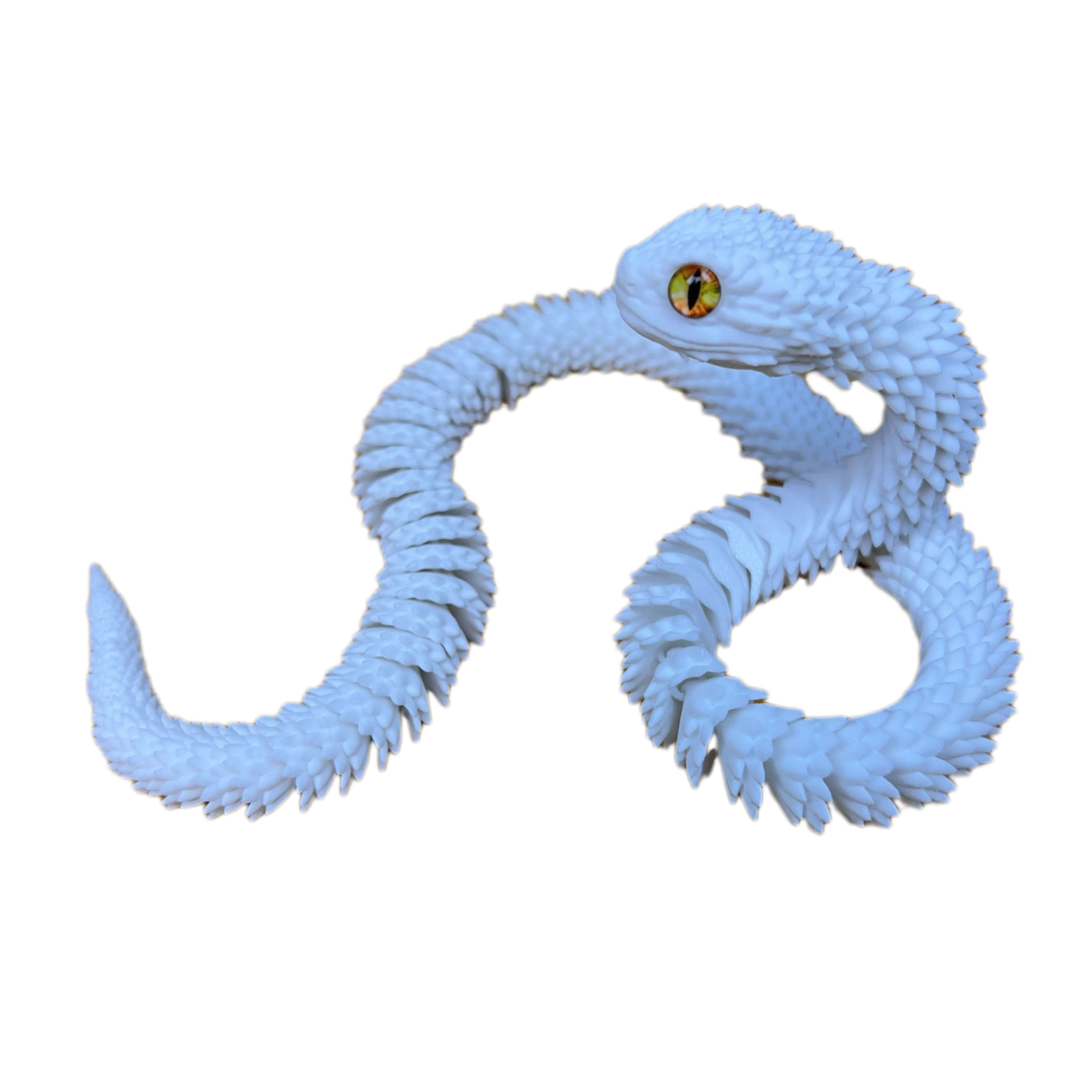 Joyfeel 3D Printed Snake Figurine Movable Joints Snake Figure Articulated Animal Model Toy Home ...