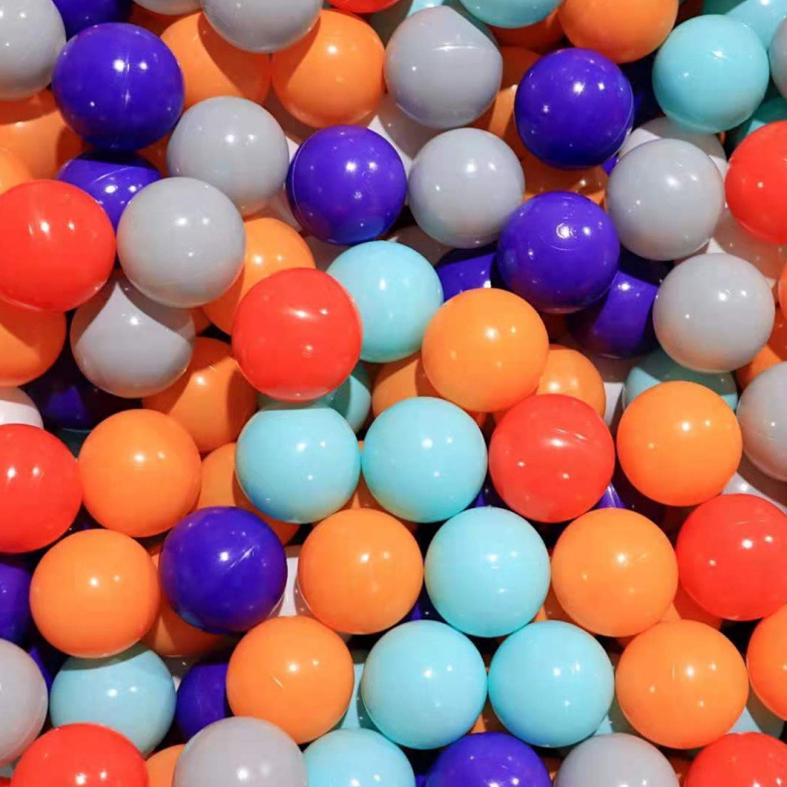Joyfeel Ball Pit Balls 100PCS 2.17"Ball Toy Eco-Friendly Smooth Macaron ...