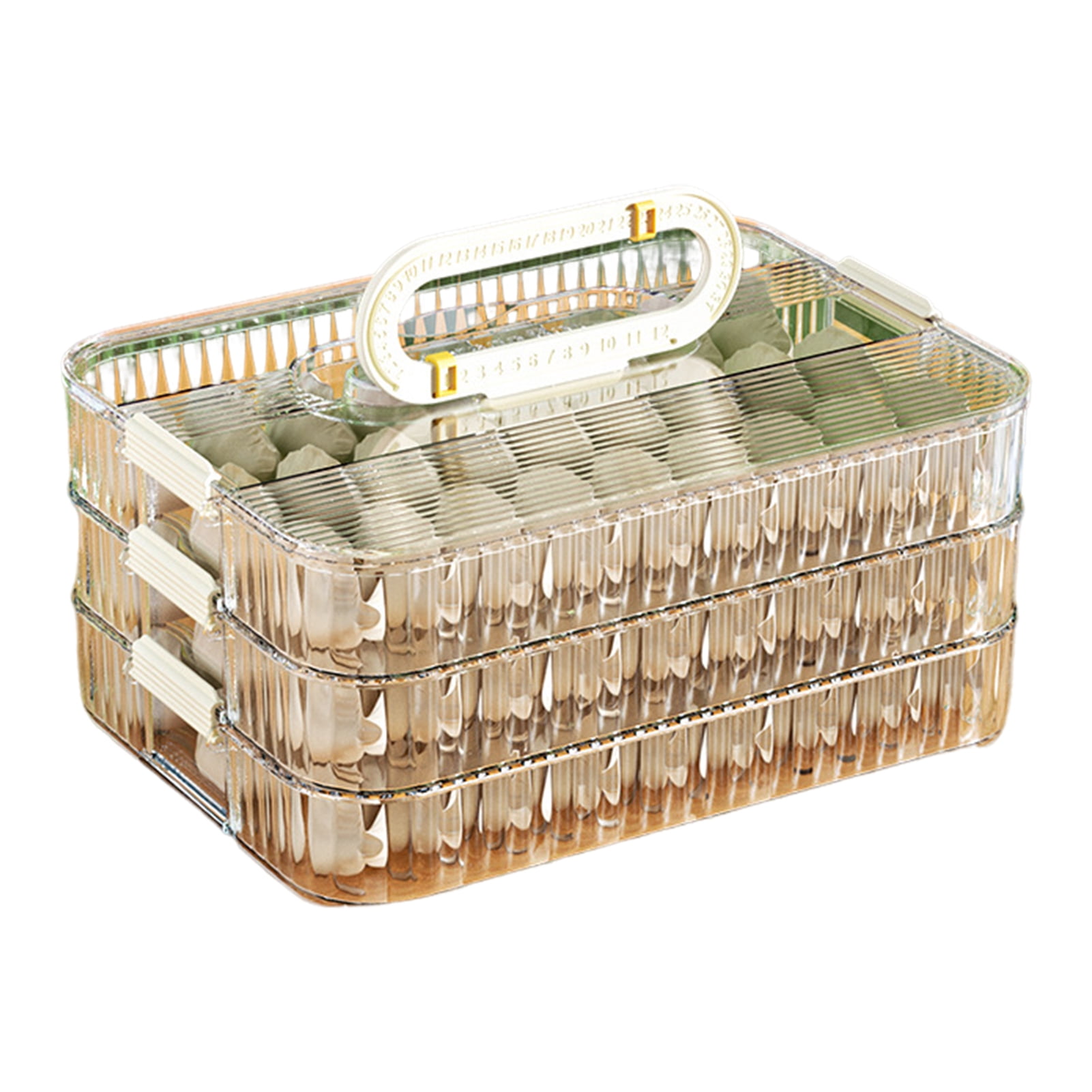 Joyfeel Crisper Box Dumpling Box Transparent Food Grade Timer Thick ...