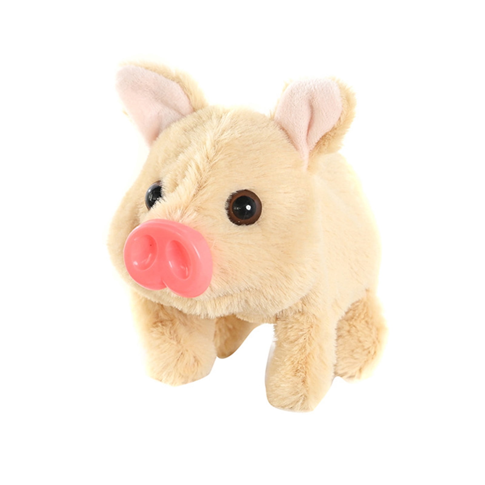 Joyfeel Electric Plush Pig Toy with Sound Movable Nose Mouth ...