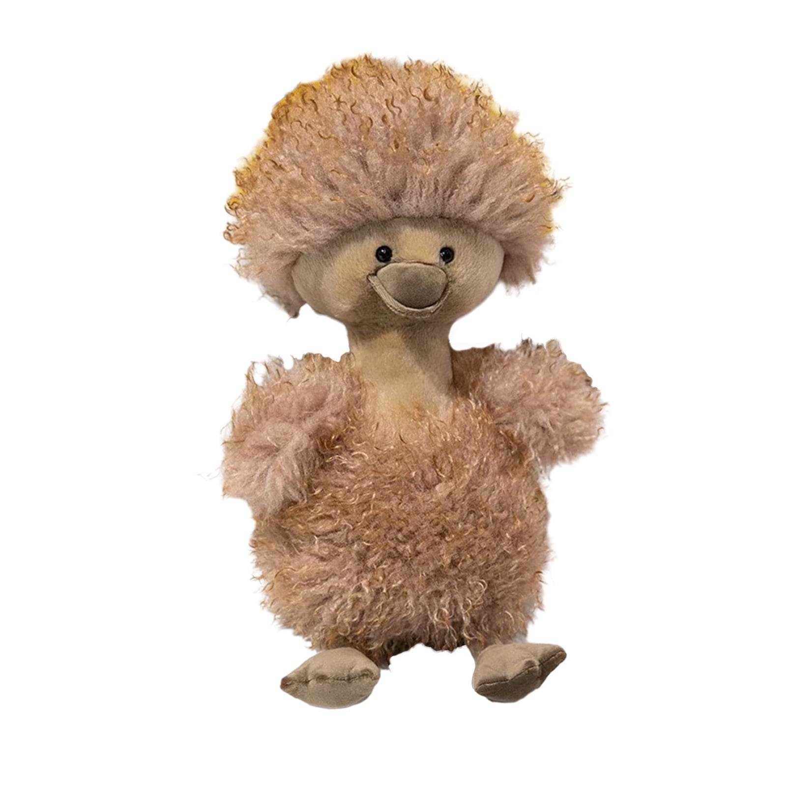 Joyfeel Fluffy Duck Plush Toy Soft Stuffed Animals Doll for Kids Adults ...
